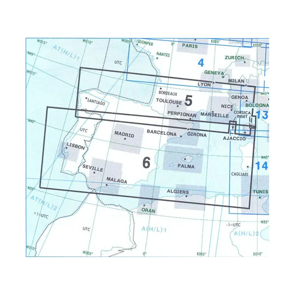 Jeppesen IFR Enroute Low Level Chart - Europe