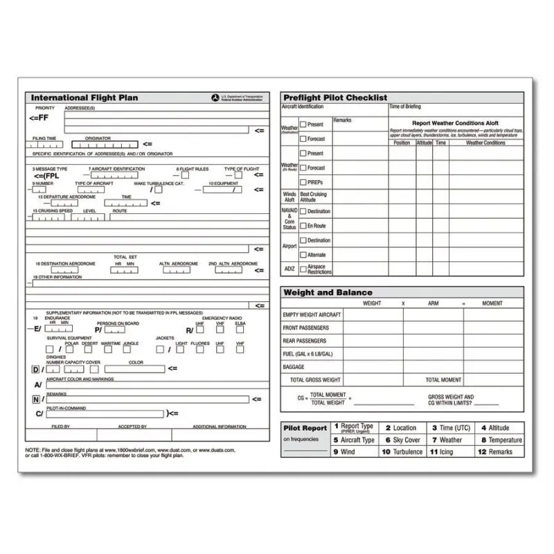 Flight Planner Pad