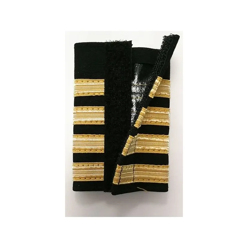 Pilot Epaulettes - 4 gold bar + star