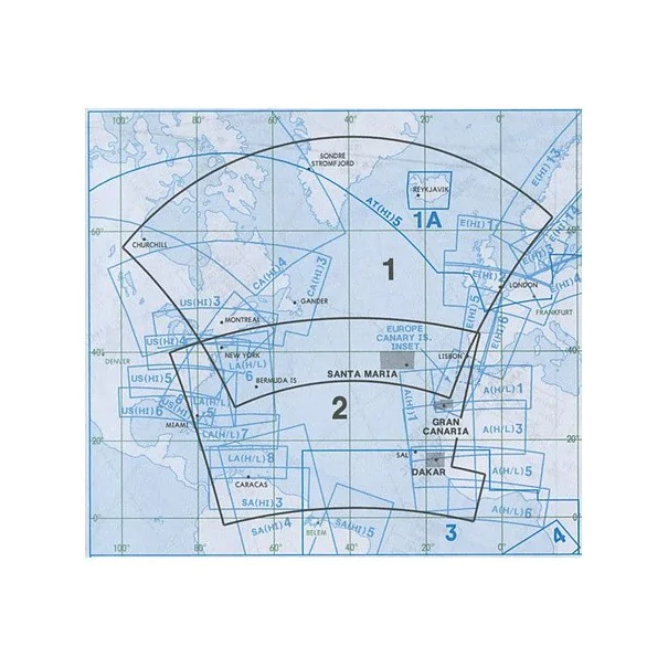 Jeppesen IFR Enroute Chart - Atlantic
