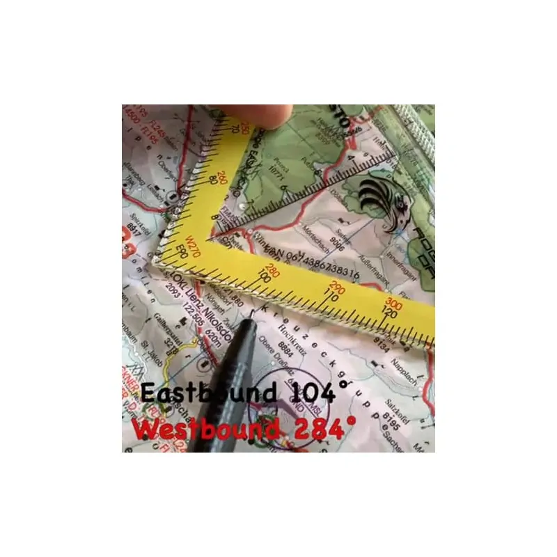 EASA Navigation Triangle 1:200,000 and 1:500,000 NM