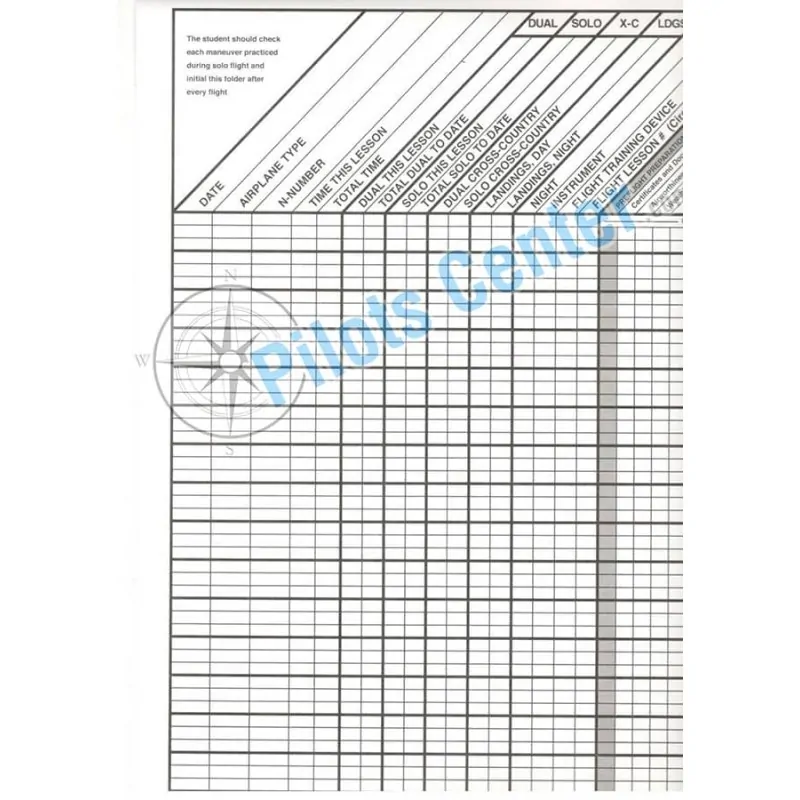 Jeppesen Private Pilot Record Folder